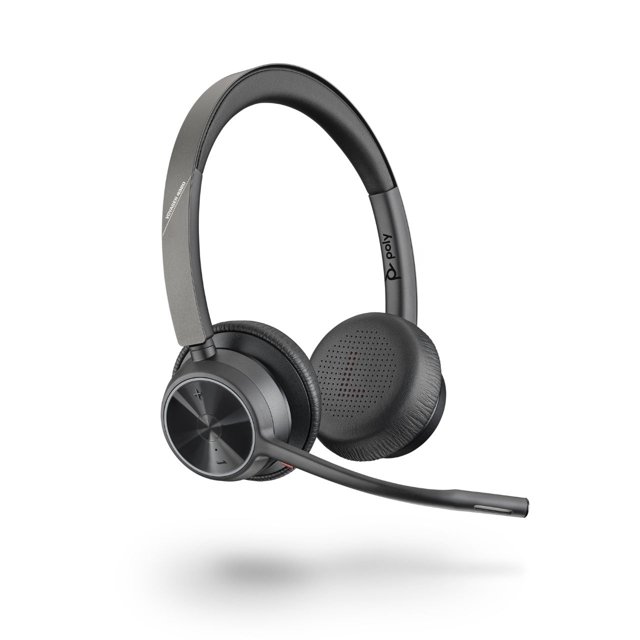 Headset Sem Fio Poly Voyager 4320 com Base Carregadora | Bell Tec