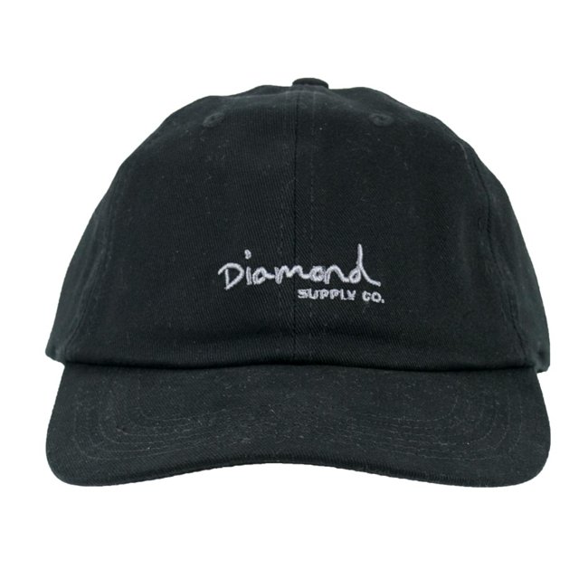 Boné Diamond OG Script - Black | MadBoards