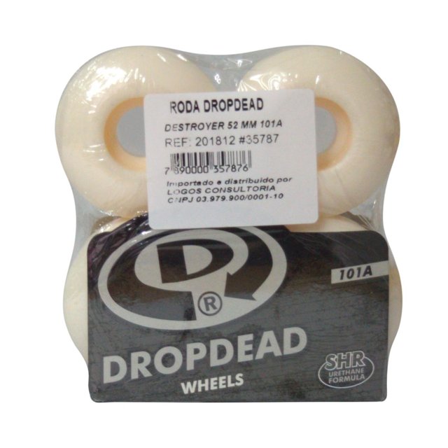 Roda Drop Dead 51mm - White | MadBoards