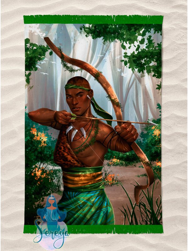 Canga de Praia Okê Arô Oxóssi | Sereya