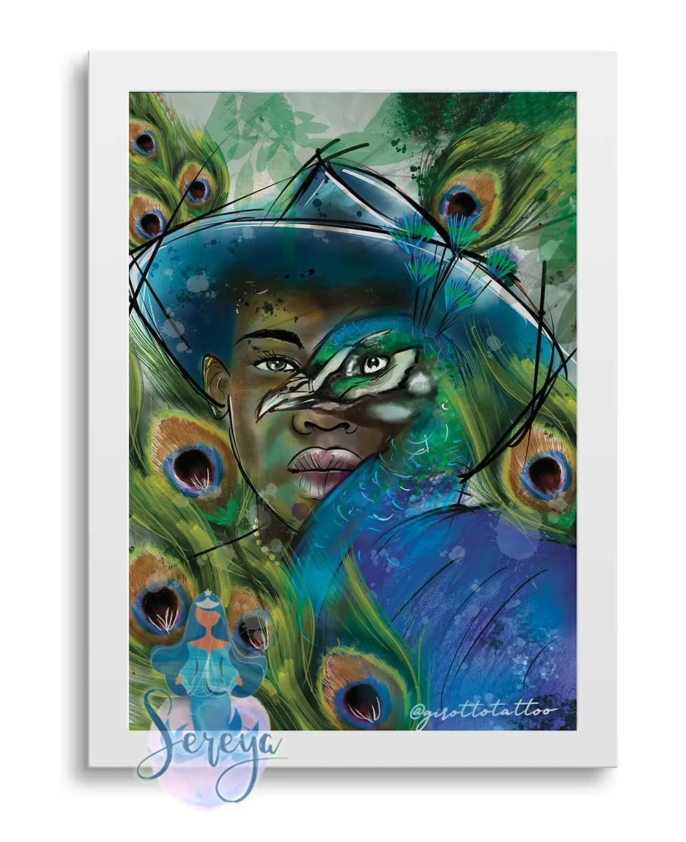 Pôster / Quadro A4 Fine Art Logun Edé | Sereya