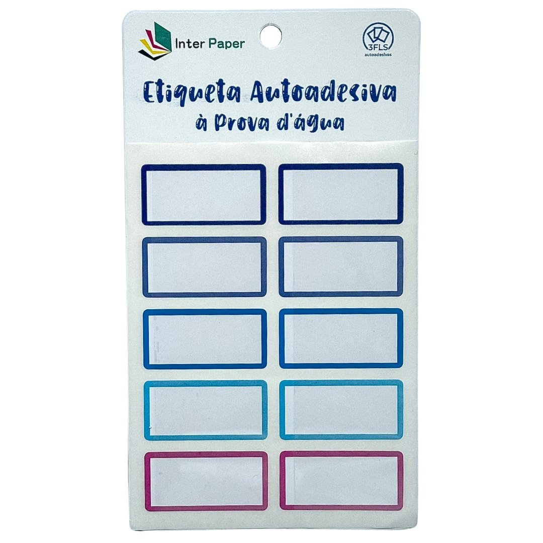 Etiqueta para Anotação Autoadesivo à Prova D'Água 4,3x2cm - Interpaper ...