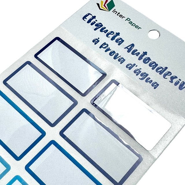 Etiqueta para Anotação Autoadesivo à Prova D'Água 4,3x2cm - Interpaper ...