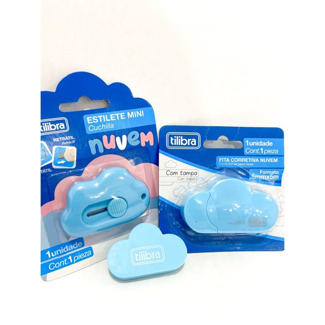 kit Tilibra Nuvem Azul | Papelarty Papelaria
