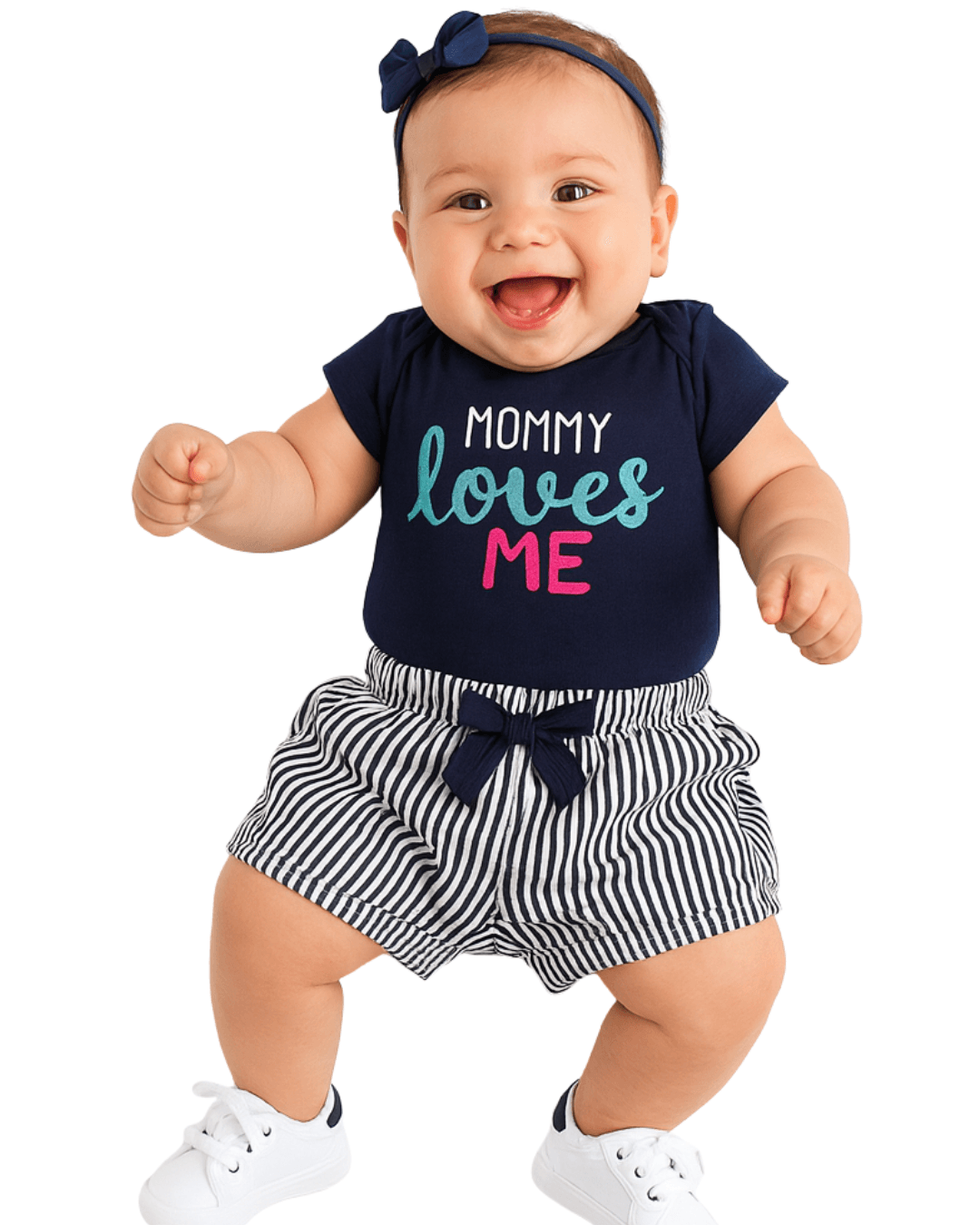 Conjunto Bebê Mommy Loves | Turminha Elegante