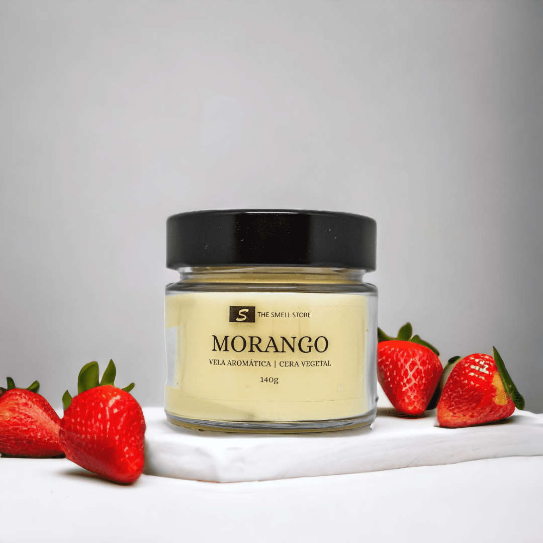 VELA AROMÁTICA MORANGO 140G | Vila Smell