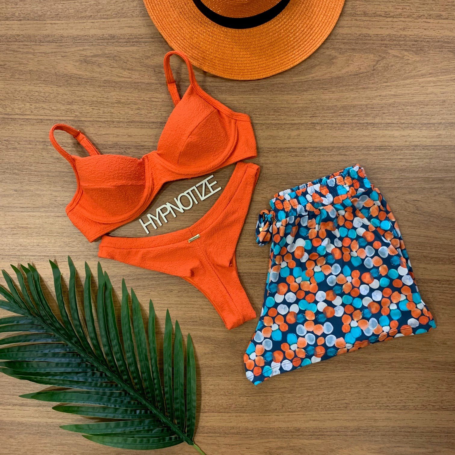 Biquíni Catiele Crunch Caqui | Hypnotize Fashion Beach