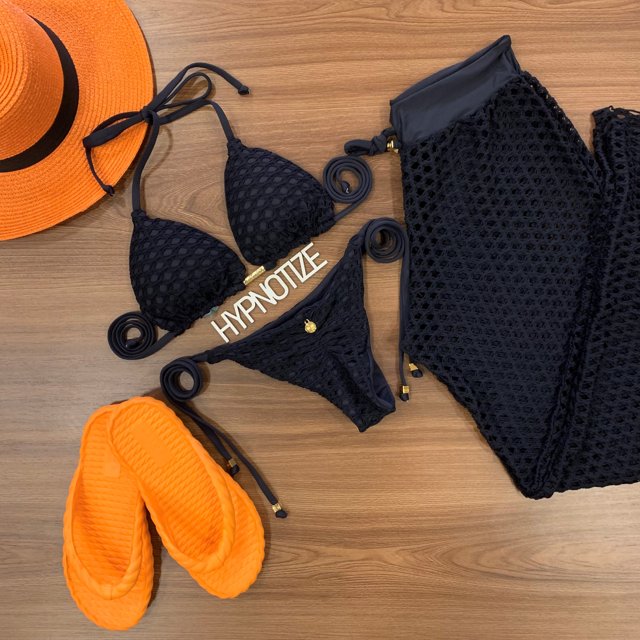 Biquíni Aline Mark Preto | Hypnotize Fashion Beach
