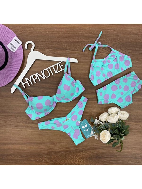 Biquíni Infantil Cecilia Bolas Lilas Hypnotize Fashion Beach