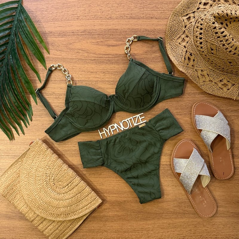 Biquíni Claudiane Bongo Green | Hypnotize Fashion Beach