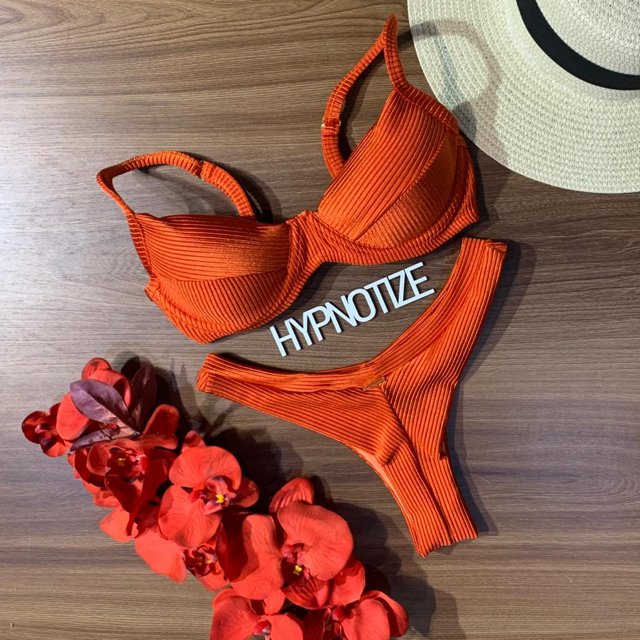 Biquini Catiele Canelado Lurex Liquour Hypnotize Fashion Beach