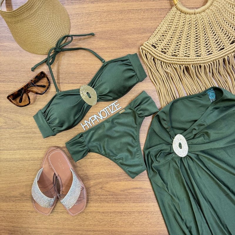 Biquíni Claudete Lurex Croco | Hypnotize Fashion Beach