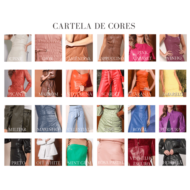 SHORT MEL | Statement Brand | Couro Legítimo | São Paulo-SP