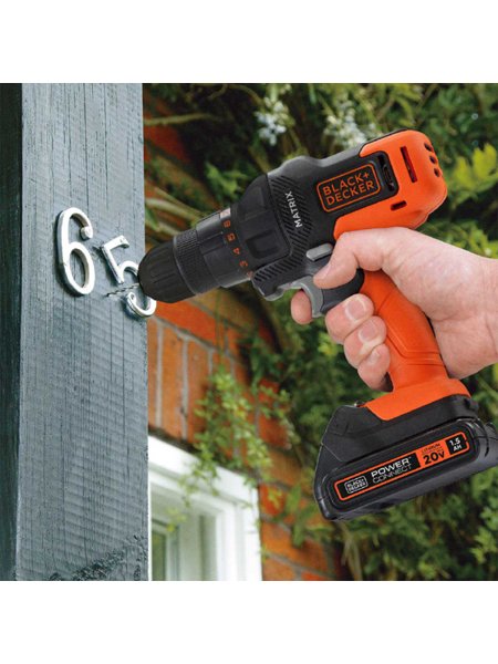 Kit Furadeira Parafusadeira 6 em 1 Matrix 20v Black Decker | Desicon Ferragens