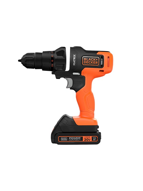 Kit Furadeira Parafusadeira 6 em 1 Matrix 20v Black Decker | Desicon Ferragens