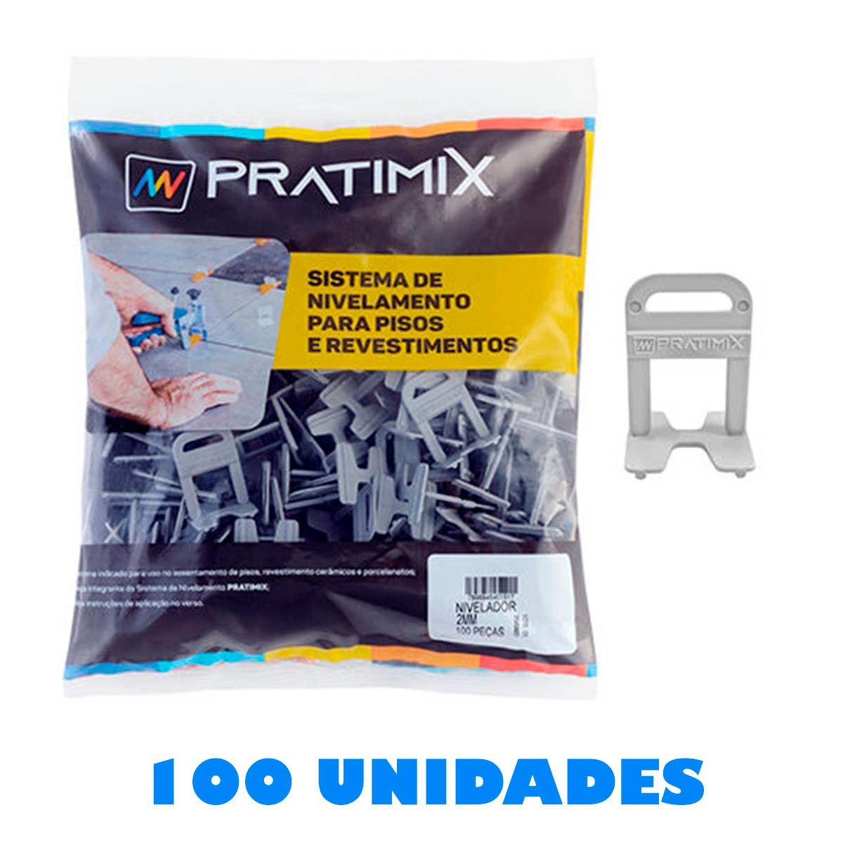 CLIP NIVELADOR DE PISO 1,5mm - 100 PC | Desicon Ferragens