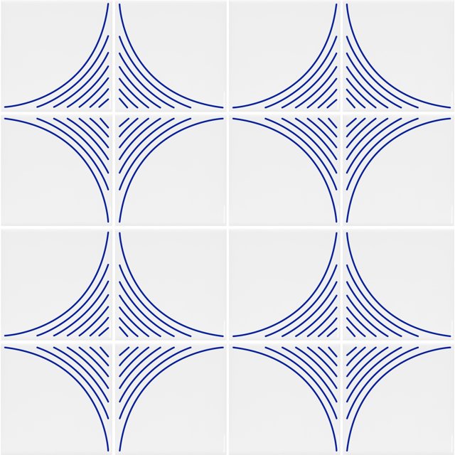 Azulejo Bela - Azul Bic | TAI Azulejos