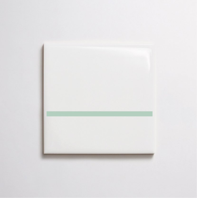 Azulejo Traço Decor Lines - Verde Claro | TAI Azulejos