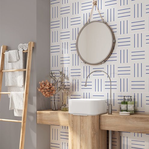 Azulejo Painel Max - Azul Bic - TAI Azulejos | TAI Azulejos