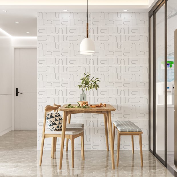 Azulejo Painel Linha Metrô - Cinza | TAI Azulejos