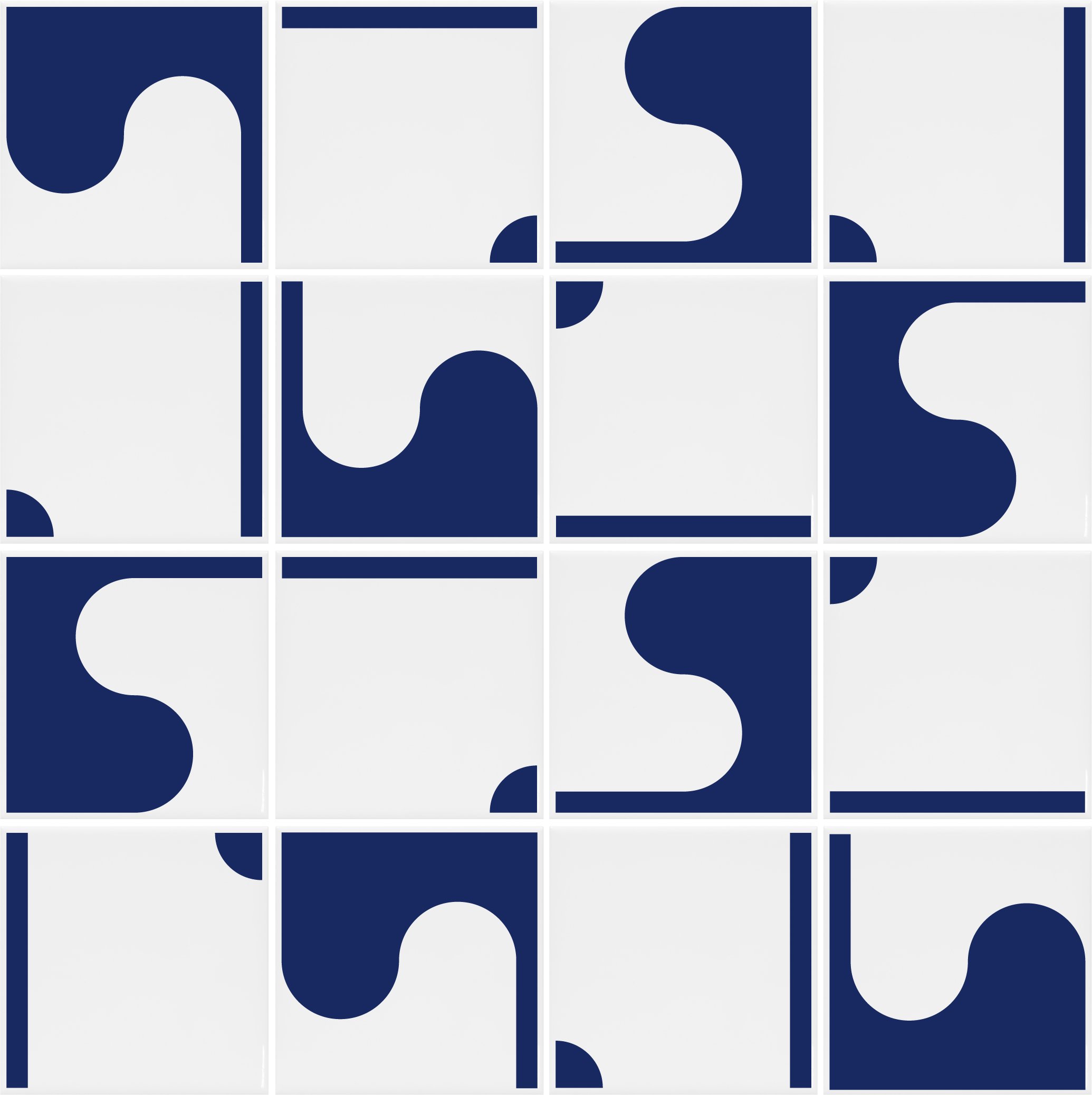 Azulejo Painel Rio - Azul Escuro | TAI Azulejos