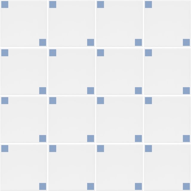Azulejo Square - Azul Médio | TAI Azulejos