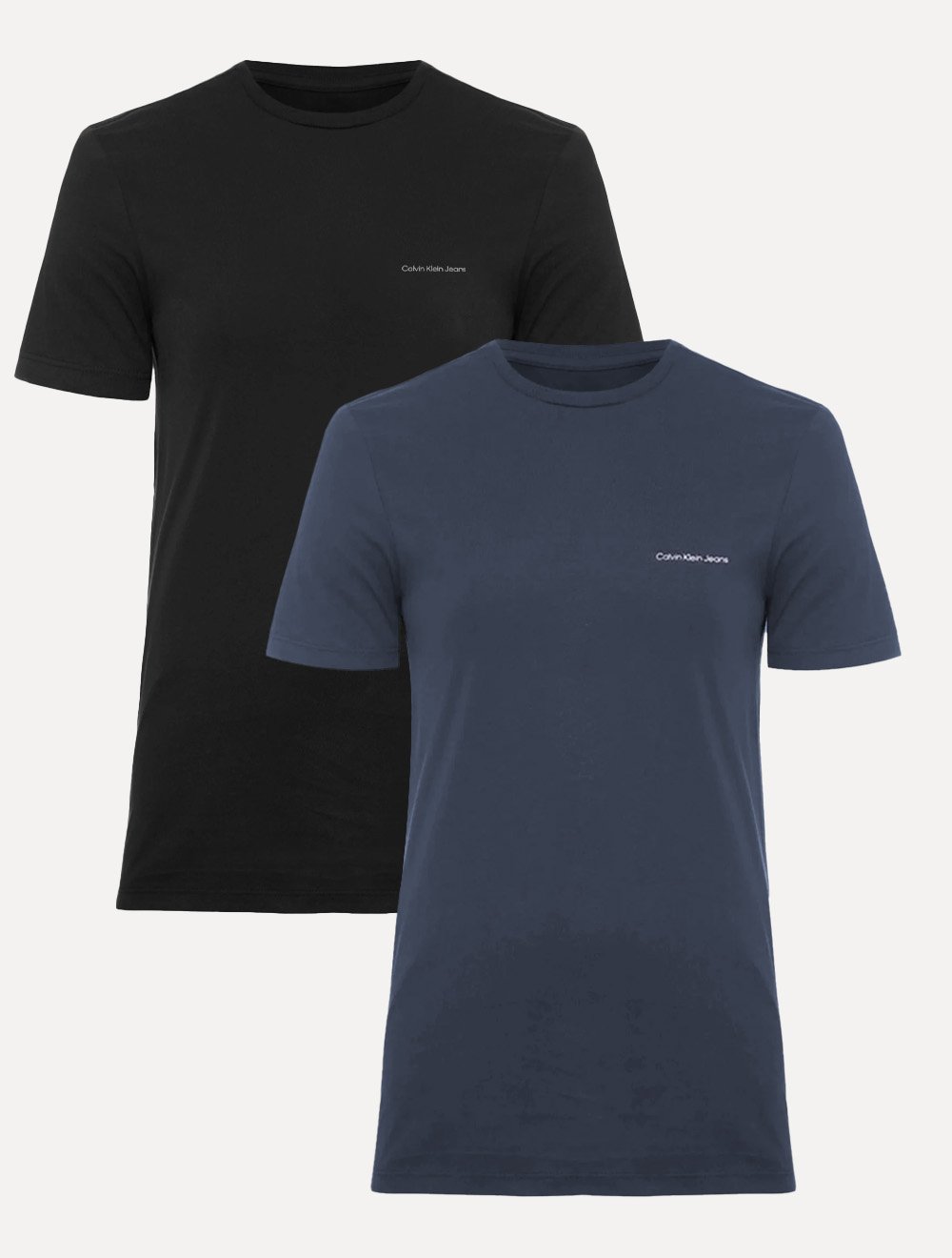 Kit Camisetas Calvin Klein Jeans | Light New Nape Preta/Azul Marinho ...