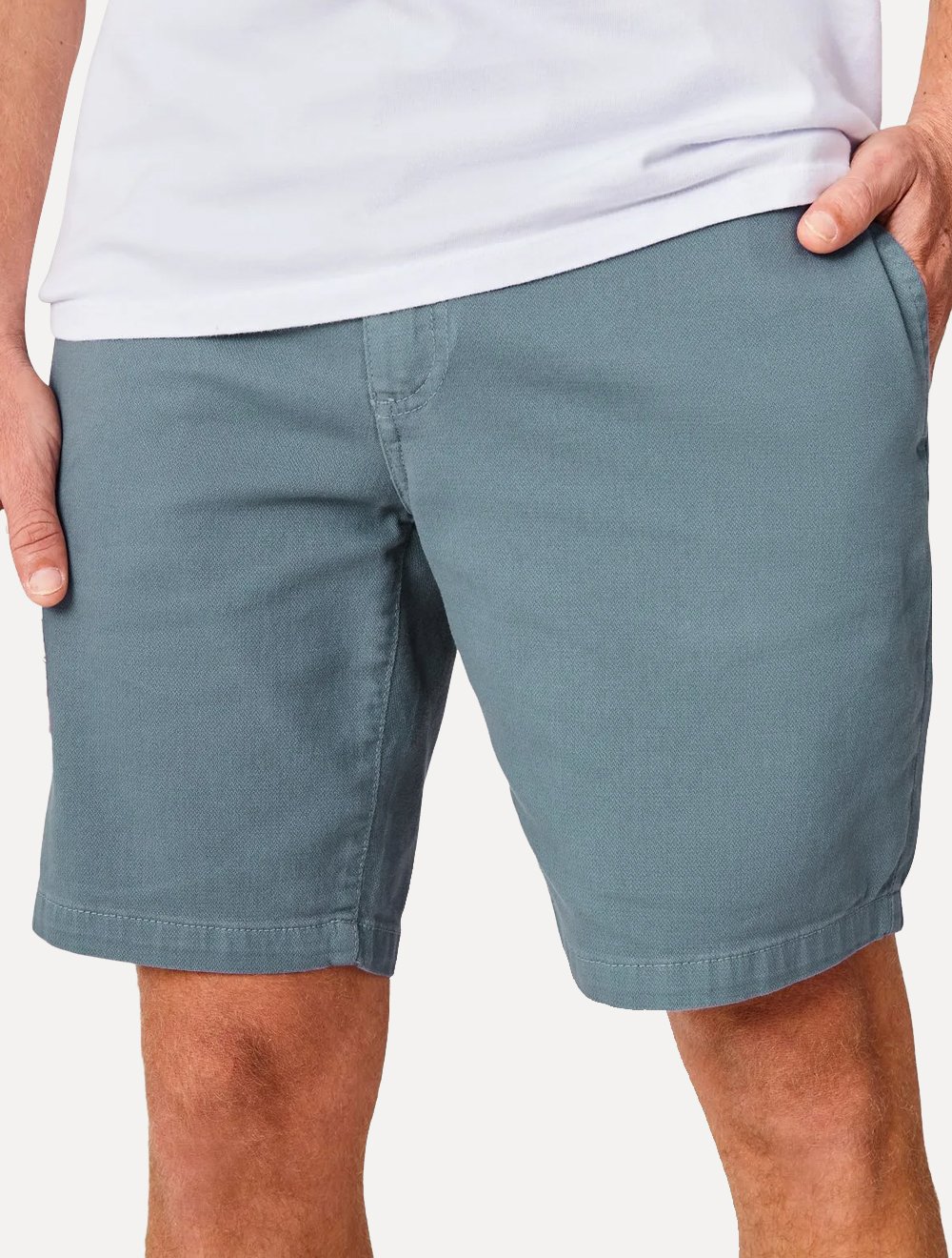 Bermuda Reserva Masculina Chino Casual Rio Azul Médio | Secret Outlet