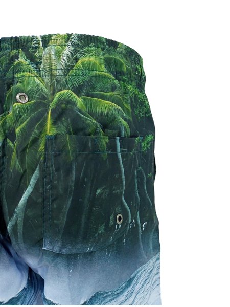 Short Mash Masculino Beachwear Cocopalm Verde Escuro | Secret Outlet