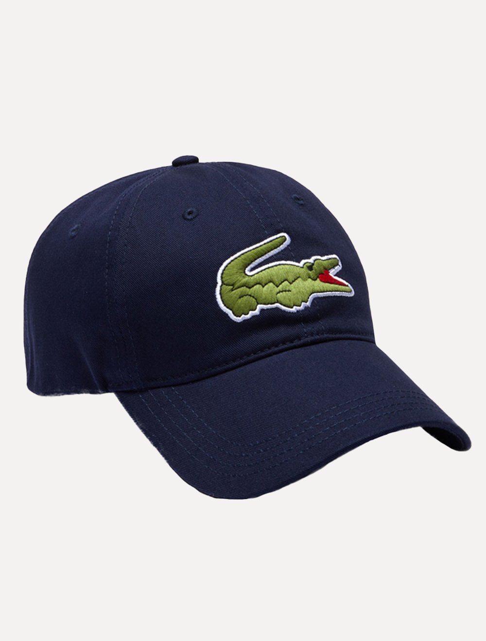 Boné Lacoste Casual Contrast Strep Big Logo Azul Marinho | Secret Outlet