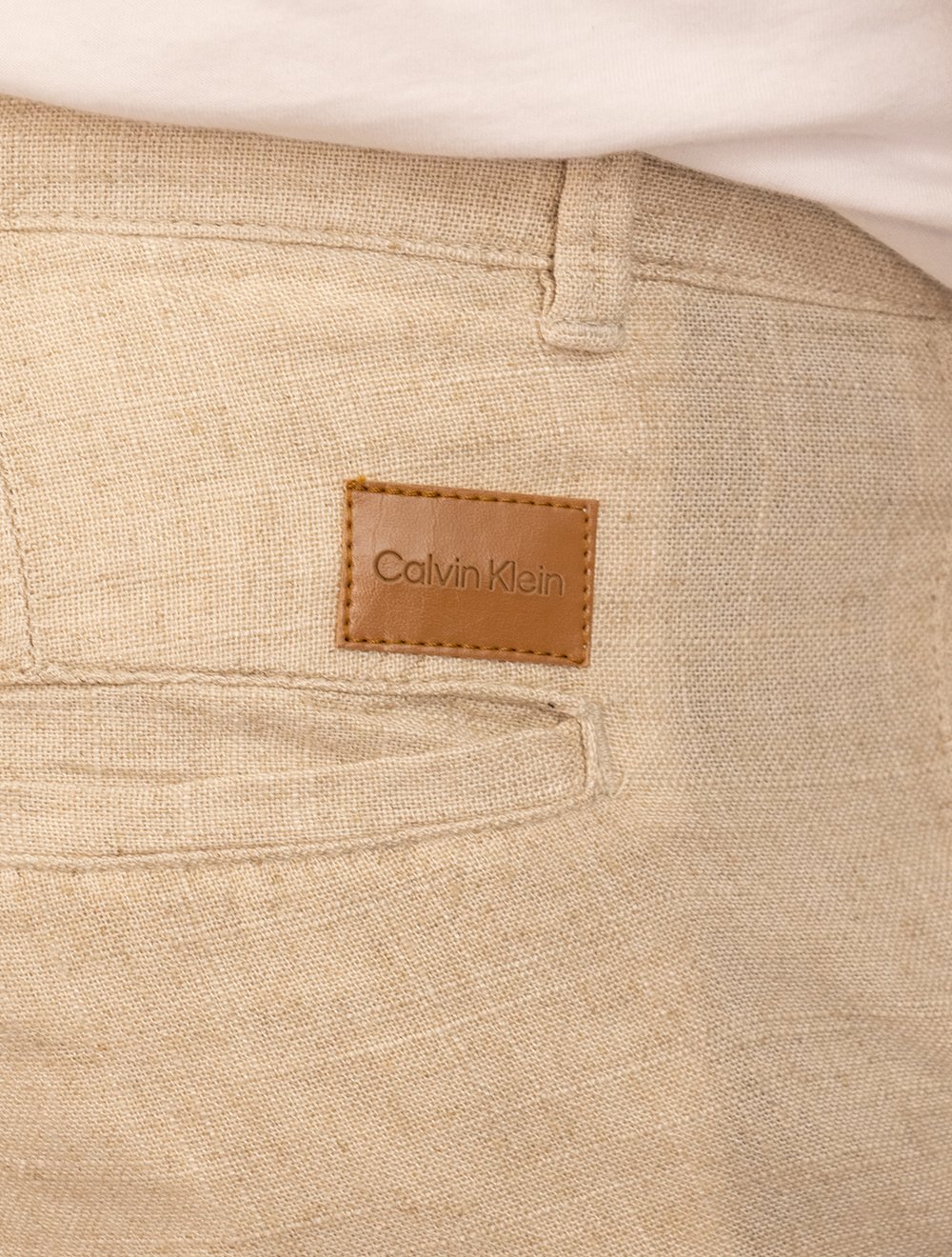 Calça Calvin Klein Jeans Masculina Stretch Destroyed Light Brown Tag ...