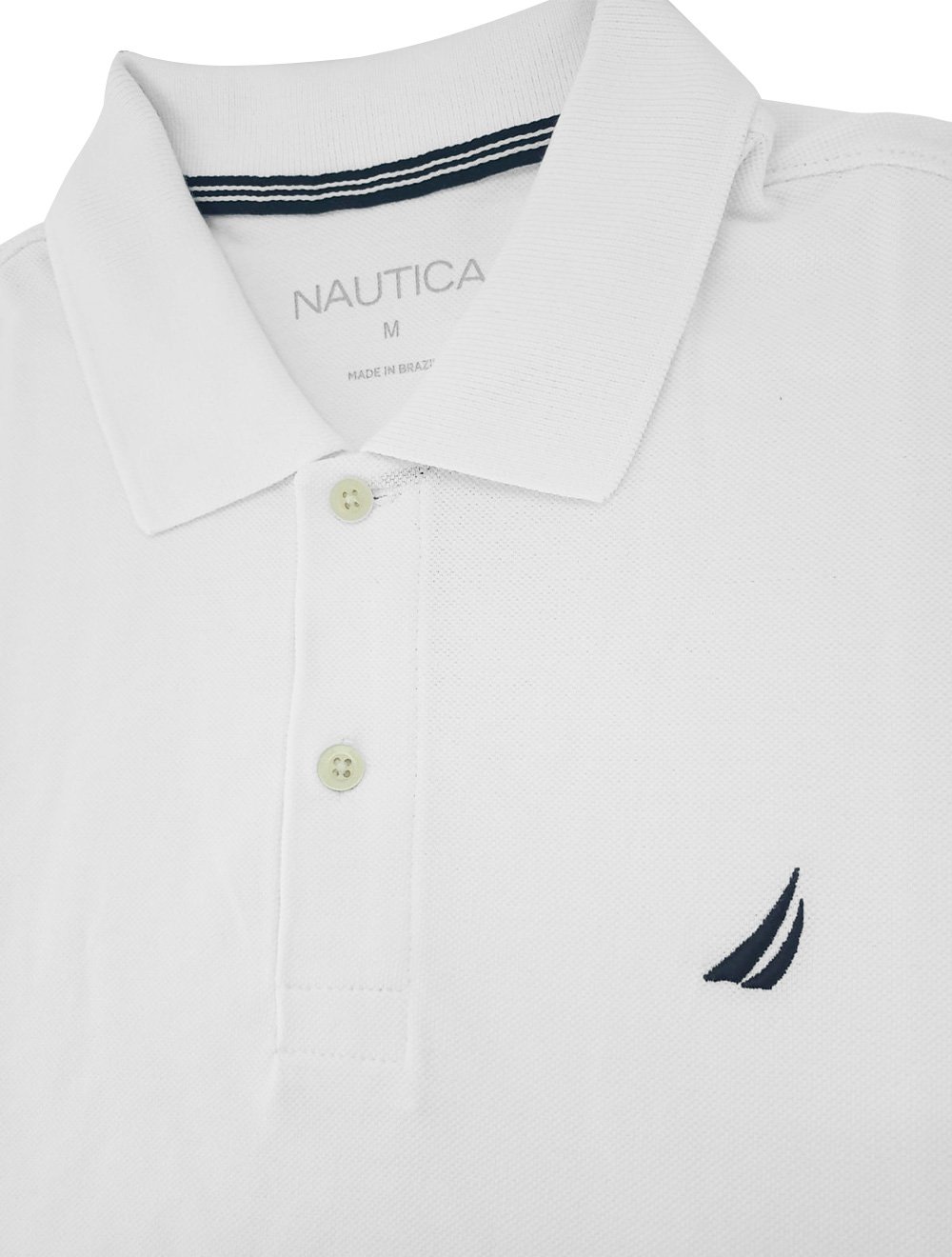 Polo Nautica Masculina Piquet Performance Deck Grafite Mescla | Secret ...