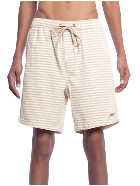 Bermuda Calvin Klein Jeans Sarja Cordão Tag Off-White | Secret Outlet