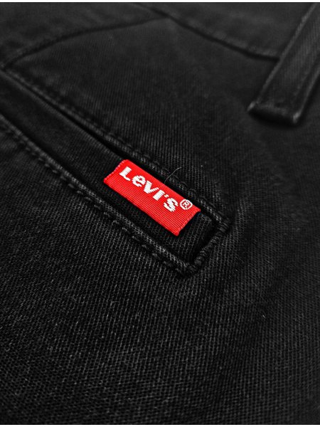 Calça Levis Masculina de Sarja Slim Taper XX Chino Mineral Preta ...