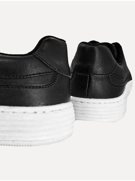 Tênis Nautica Masculino Firenze Impulse Couro Preto | Secret Outlet