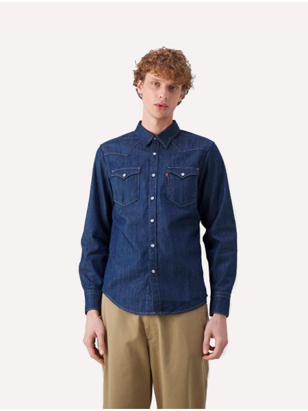 Camisa Levis Masculina Jeans Classic Western Standard Médio | Secret Outlet
