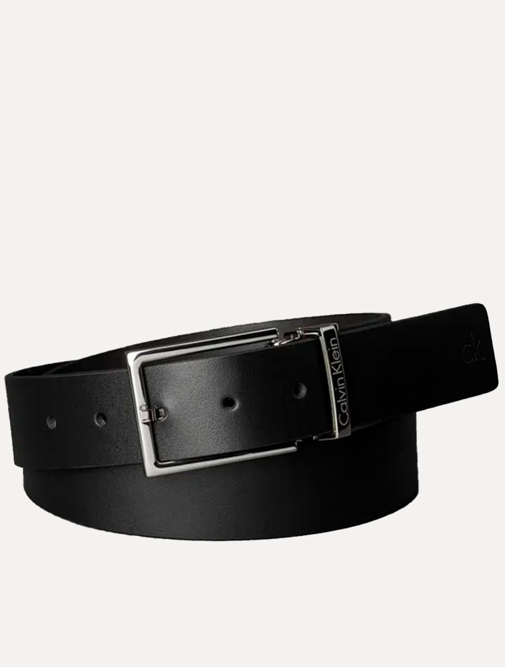 Cinto Calvin Klein Jeans Masculino Double Face CK Logo Preto | Secret ...