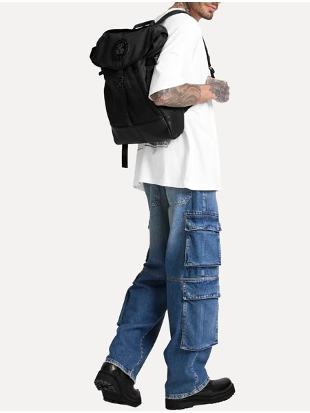 Mochila John John Masculina Backpack Phillip Preta | Secret Outlet