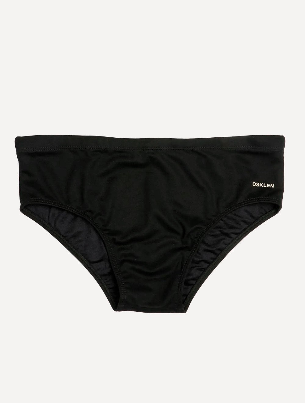 Sunga Osklen Masculina Lisa Piquet Light Logo Preta | Secret Outlet