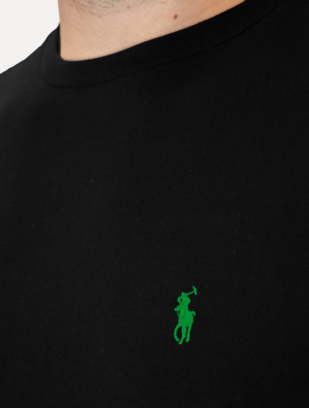 Camiseta Ralph Lauren Masculina Custom Slim Fit Pink Icon Azul Marinho ...