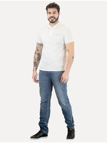 Calça Levis Jeans Masculina 511 Slim Lightweight Stretch Azul Médio ...