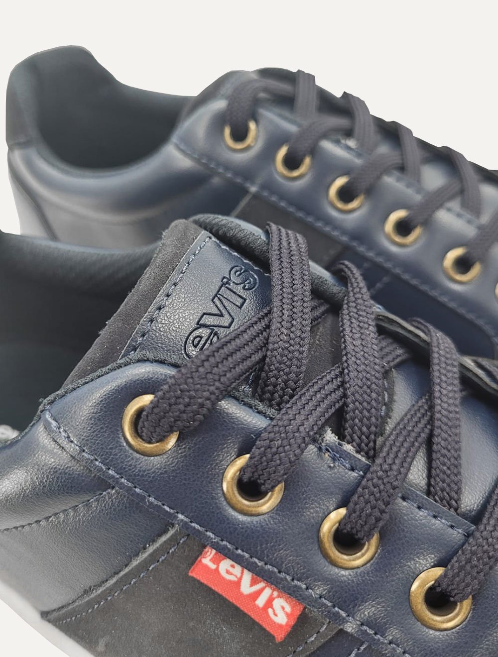 Tênis Levis Masculino Couro Woodward Rugged Low Preto | Secret Outlet