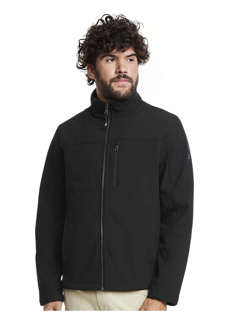 Jaqueta Nautica Masculina Rainbreaker Active Stretch Preta | Secret Outlet