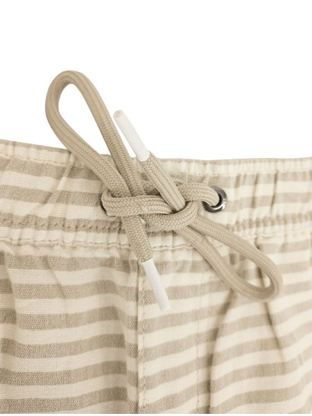 Bermuda Calvin Klein Jeans Sarja Cordão Tag Off-White | Secret Outlet