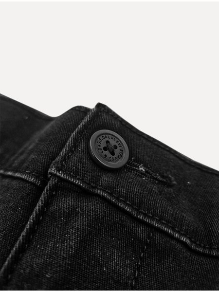 Calça Levis Masculina de Sarja Slim Taper XX Chino Mineral Preta ...