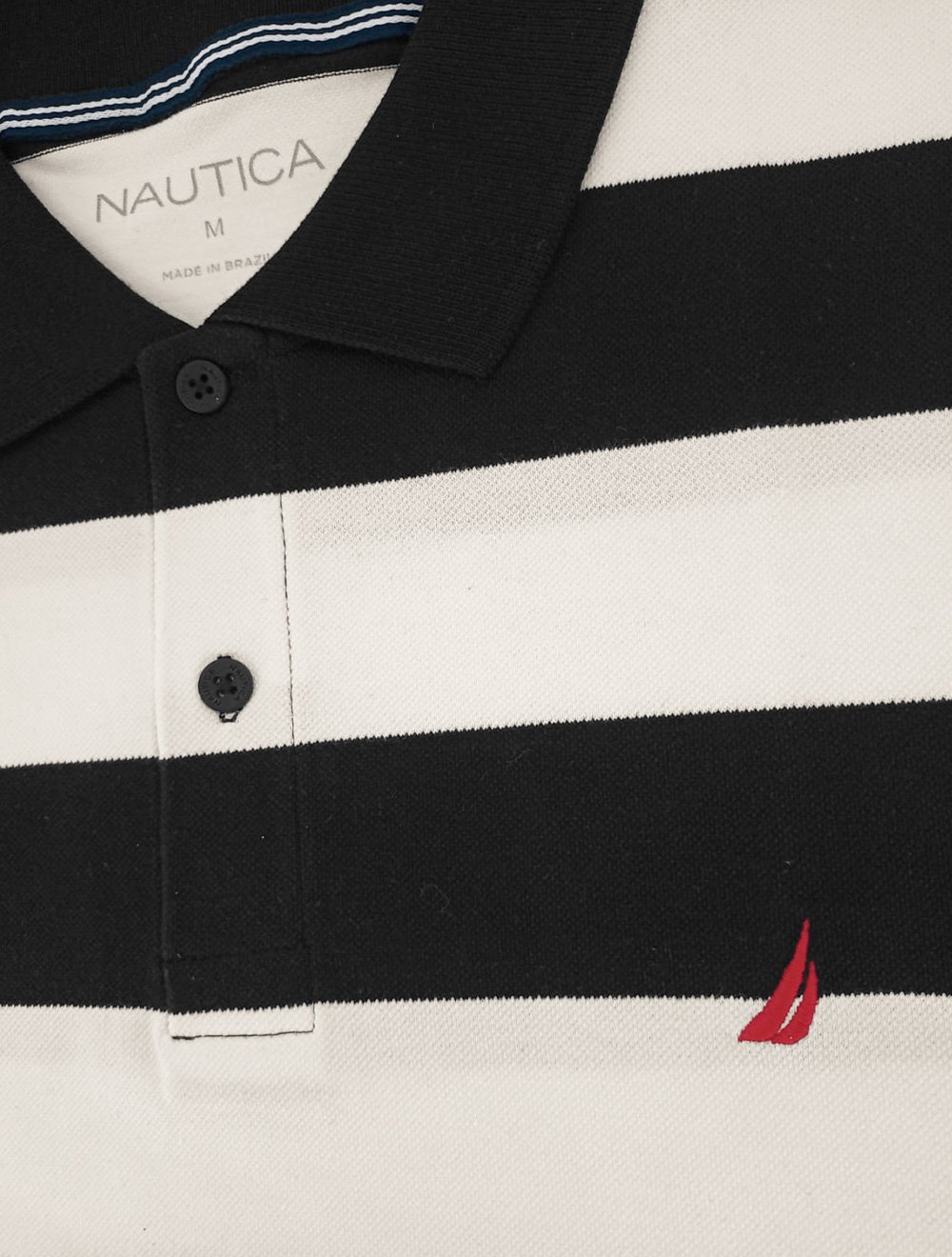 Polo Nautica Masculina Piquet Performance Deck Grafite Mescla | Secret ...