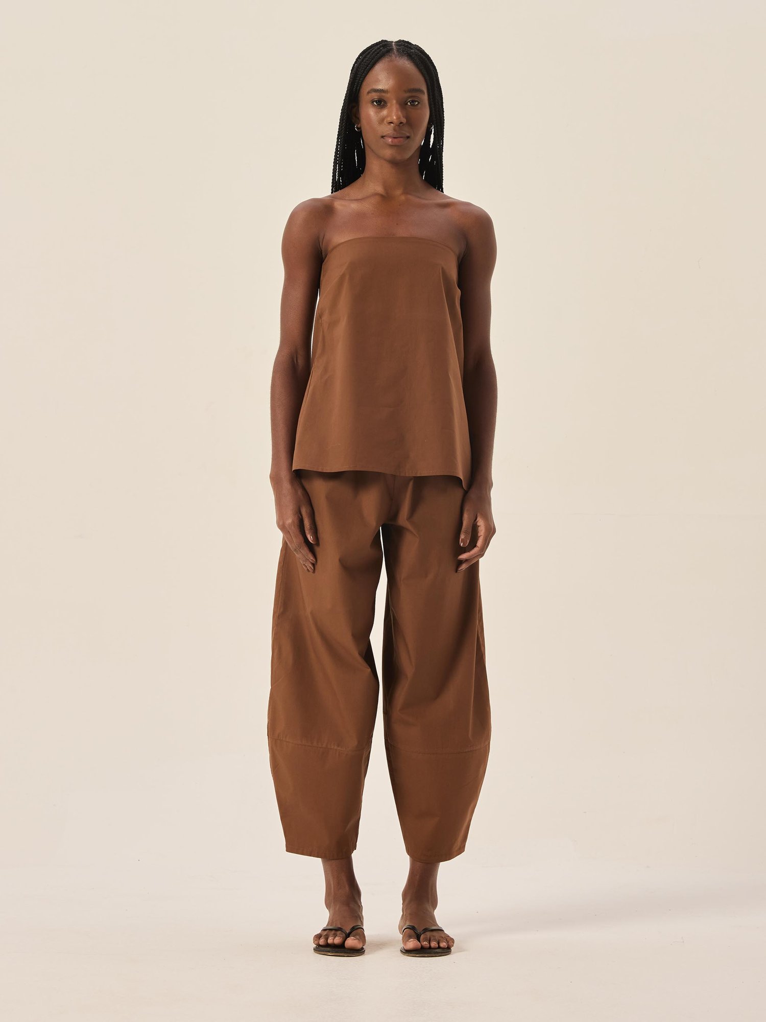 Calça Inês Paper Deserto | PANÔ | Resortwear Carioca