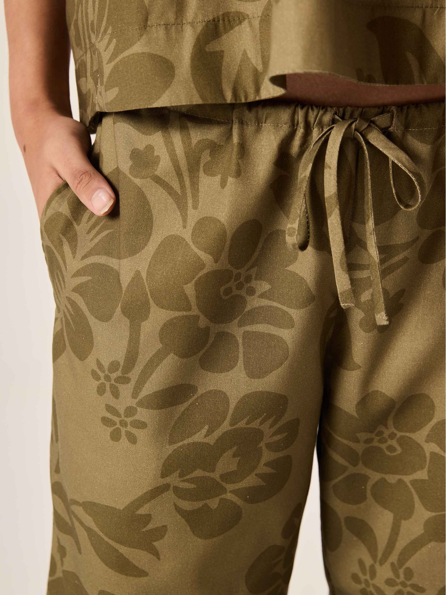 Calça Reta Tricoline Tiare | PANÔ | Resortwear Carioca