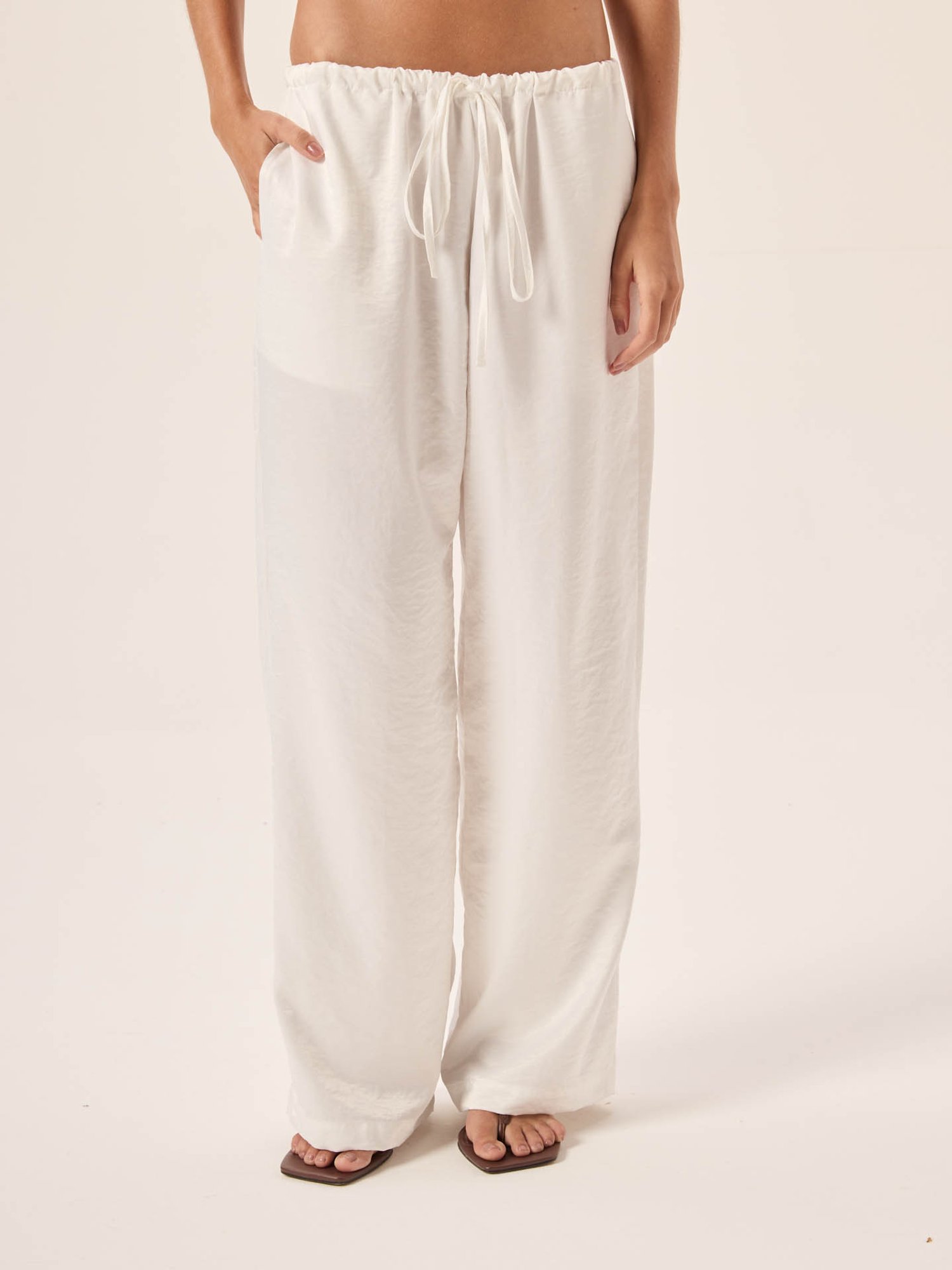 Calça Slip Satin Cobre | PANÔ | Resortwear Carioca