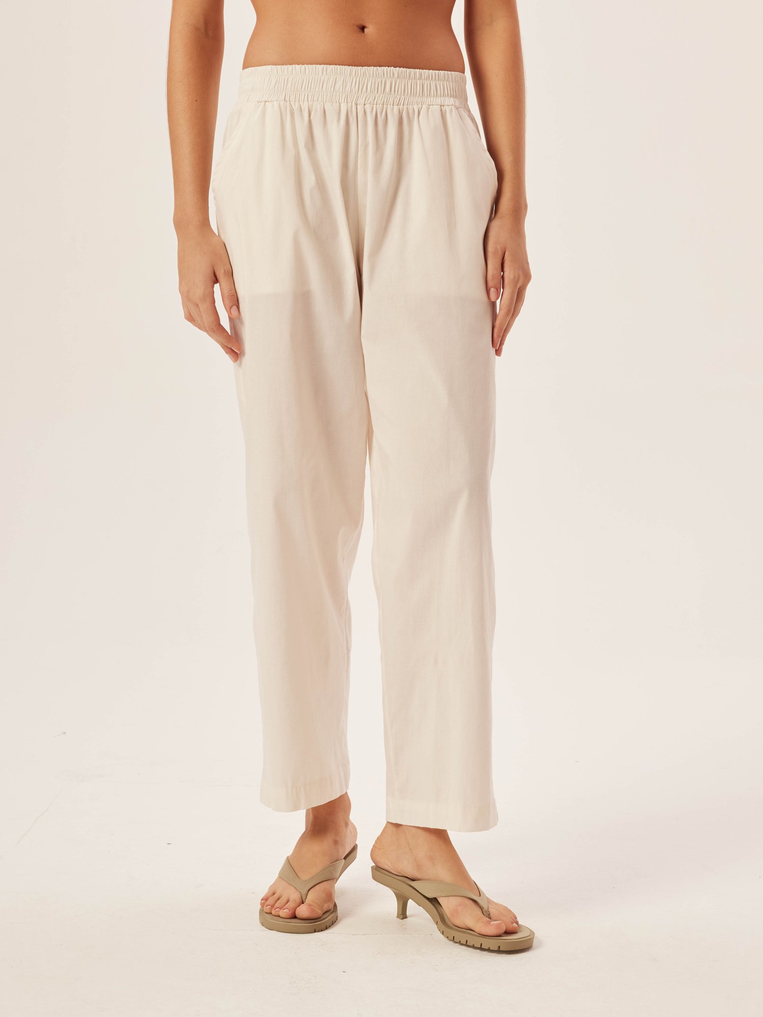 Calça Tricoline Branco | PANÔ | Resortwear Carioca